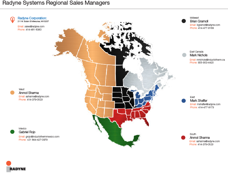 Sales Locations | Radyne Corporation